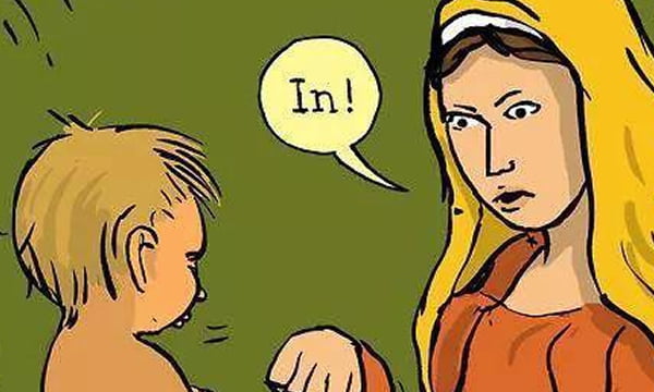 Young Jesus at Bath Time - 9GAG