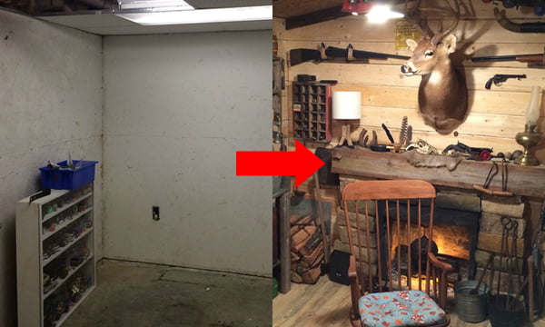 What This Guy Did For $110 In An Ordinary Basement Is Genius. - 9GAG