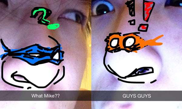 Snapchat fun: TMNT - 9GAG