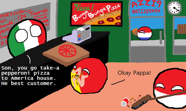 Bunga Bunga Pizza deliveries! - 9GAG