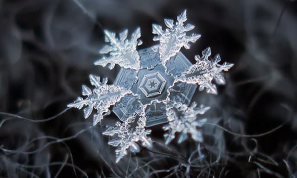 Micro-photography of individual snowflakes - 9GAG