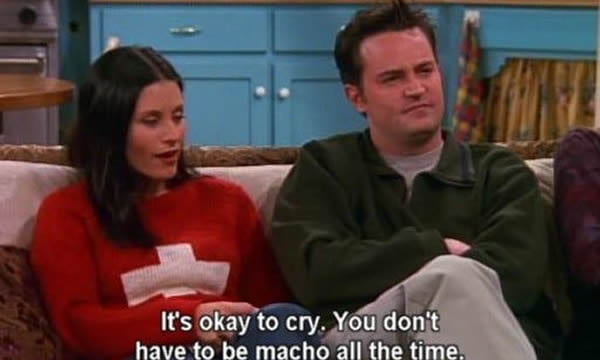 Chandler can't cry - 9GAG