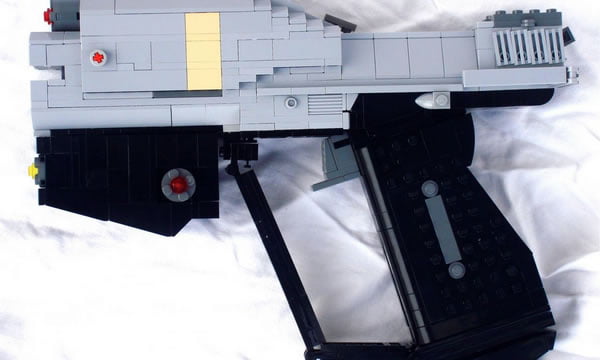 A friend of mine makes life-size Lego Weapons. - 9GAG