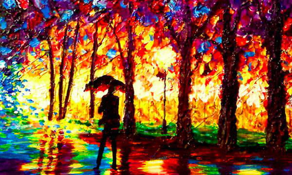 Paintings by the blind painter John Bramblitt who relies on touch and ...