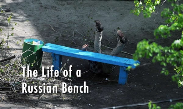 The life of one Russian bench - 9GAG