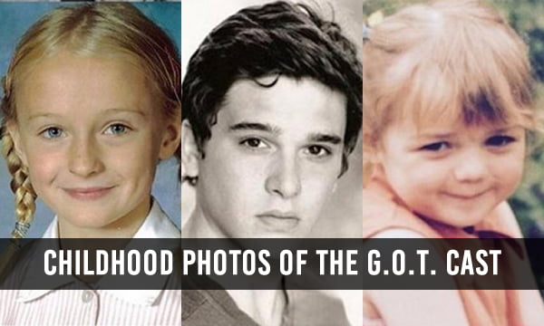 Childhood photos of the cast of "Game of Thrones" - 9GAG