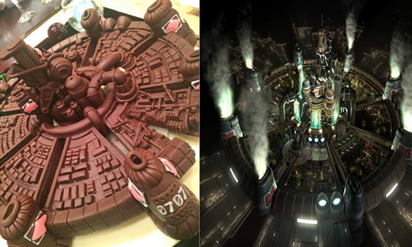 A FF7 fan made this cake for her own wedding - 9GAG