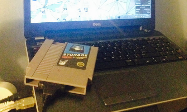 NES Cartridge HDD Enclosure DIY - 9GAG