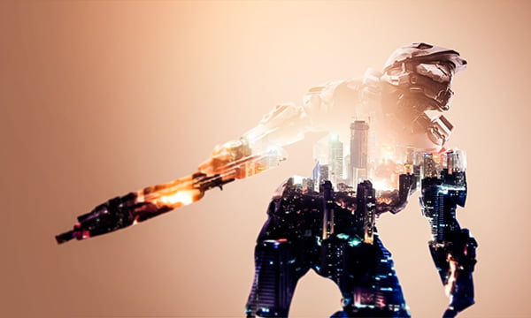 Double exposure gaming designs made by me (write in the comment what ...