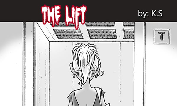 Lift Horror - 9GAG