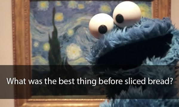 Deep thoughts Cookie Monster - 9GAG