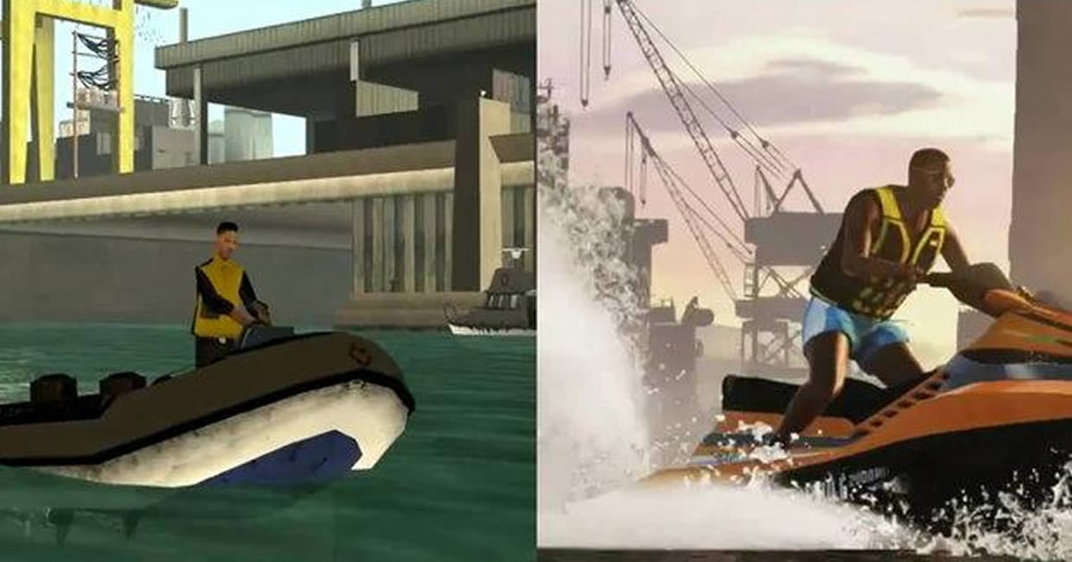 GTA San Andreas vs GTA V - 9GAG