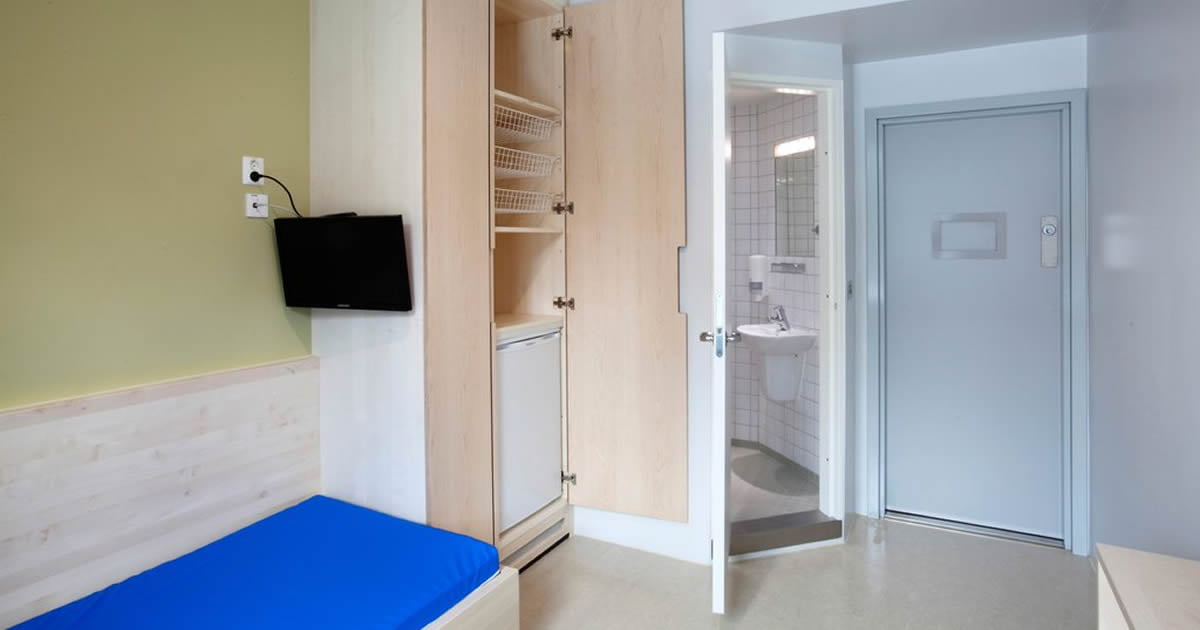Prison cell in Halden, Norway. Anders Breivik is complaining about ...
