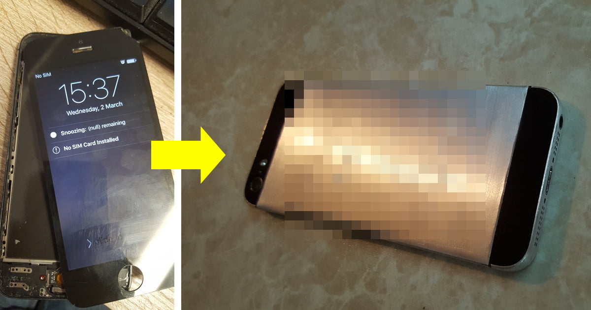 When you were given an old iPhone - 9GAG