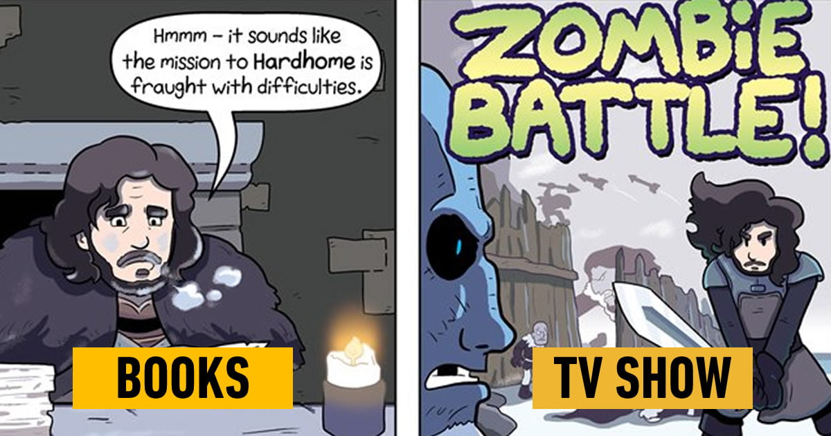Game of Thrones: Books vs. Show - 9GAG
