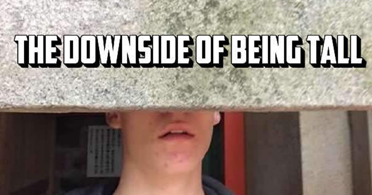 Tall people's problem - especially when you're a 192cm tall dude visiting Japan - 9GAG