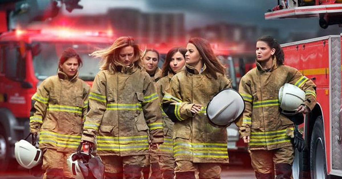 Turkish women fire brigade. - 9GAG