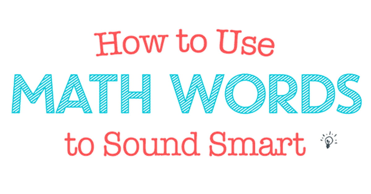 How To Use Math Words To Sound Smart - 9GAG
