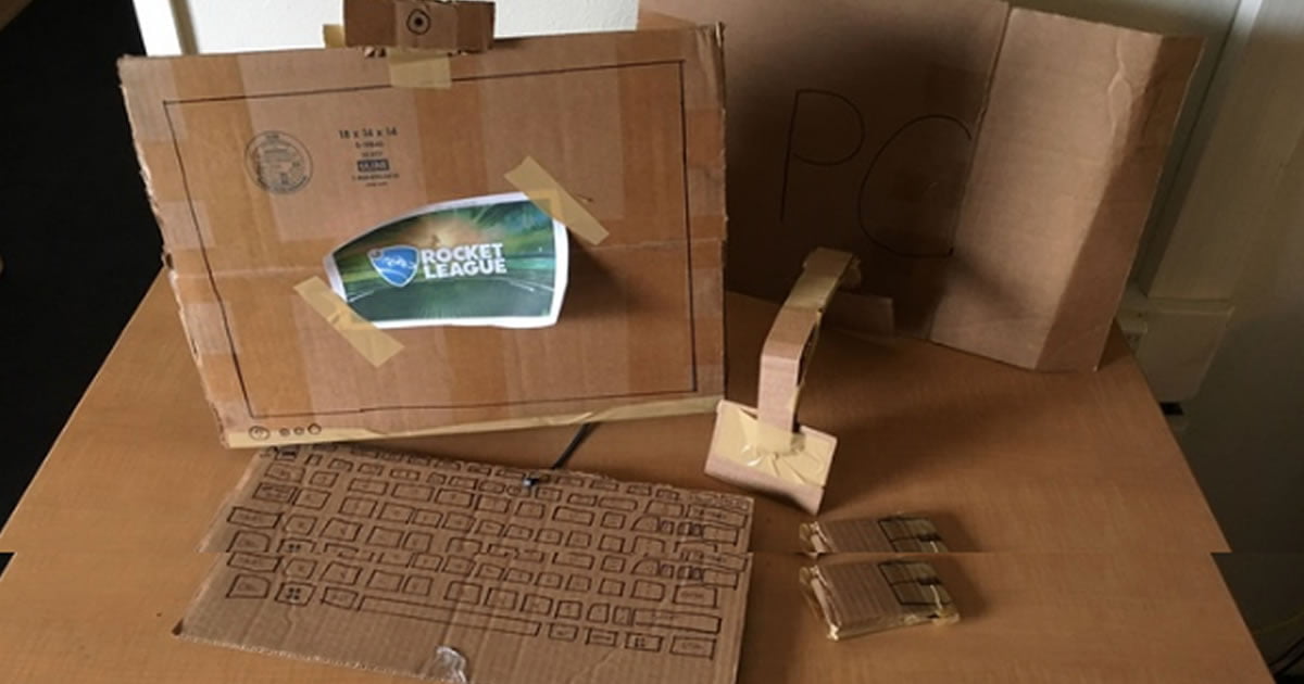 Very humble PC college setup - 9GAG