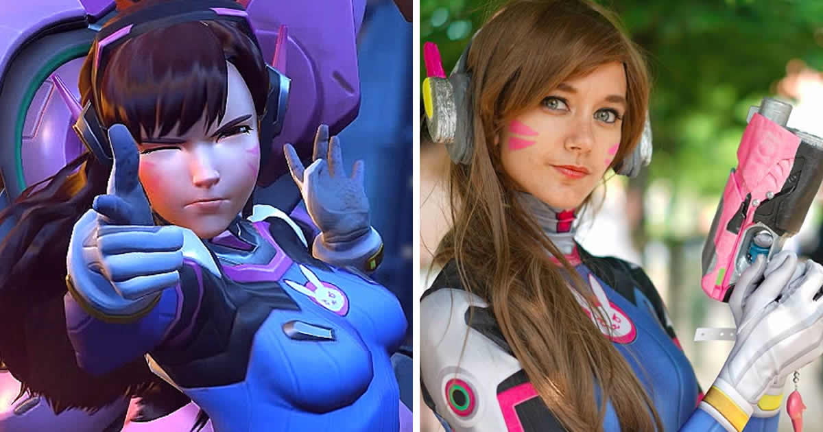 This D.Va Cosplay is just awesome and beautiful (Jinxy Gee) - 9GAG