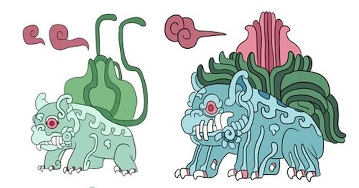 Mexican artist Monarobot makes awesome drawings of Pokemon in Mayan ...