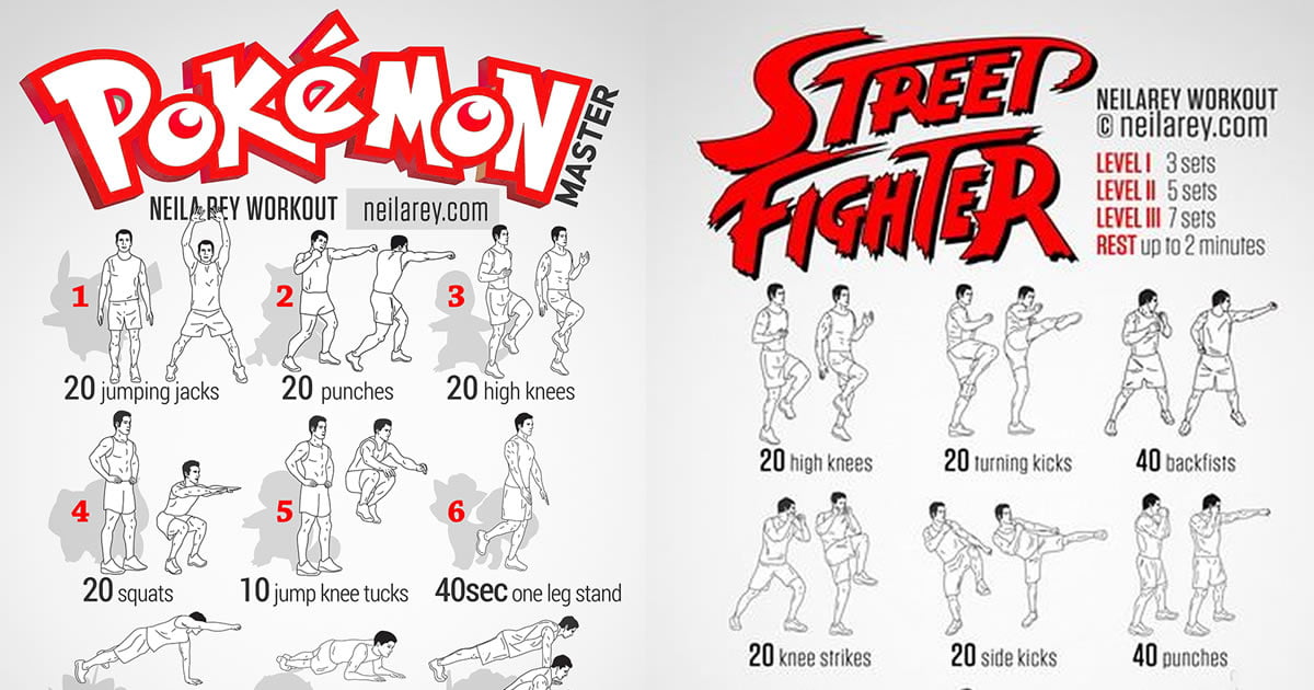 Pokemon And More Workout Routines For You Geeks - 9GAG