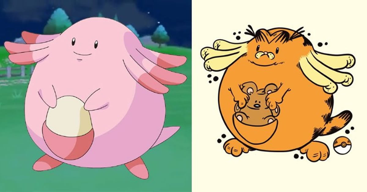 Some Madman is Redrawing Pokemon As Garfield - 9GAG