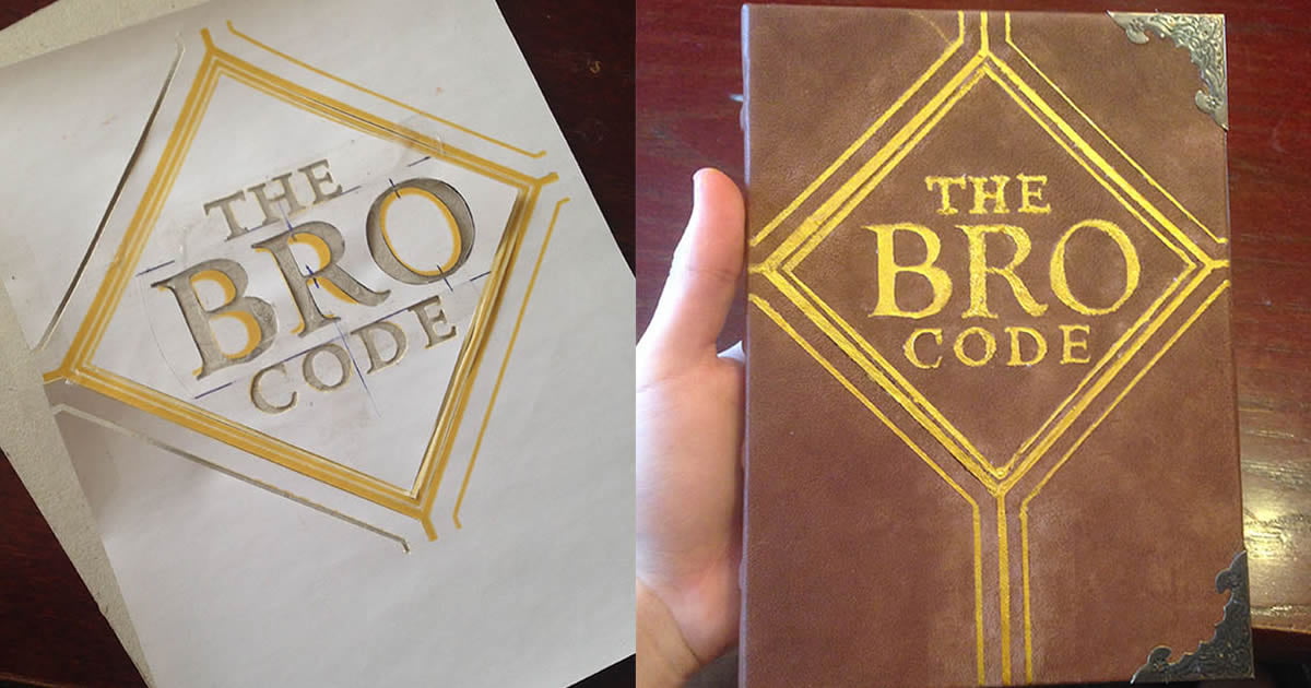 Handmade Brocode. Been making it for about 2 years and finally finished ...