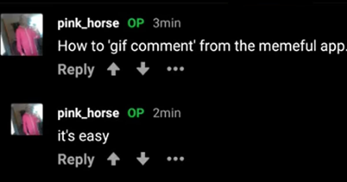 How to comment/reply with gifs from the app: - 9GAG
