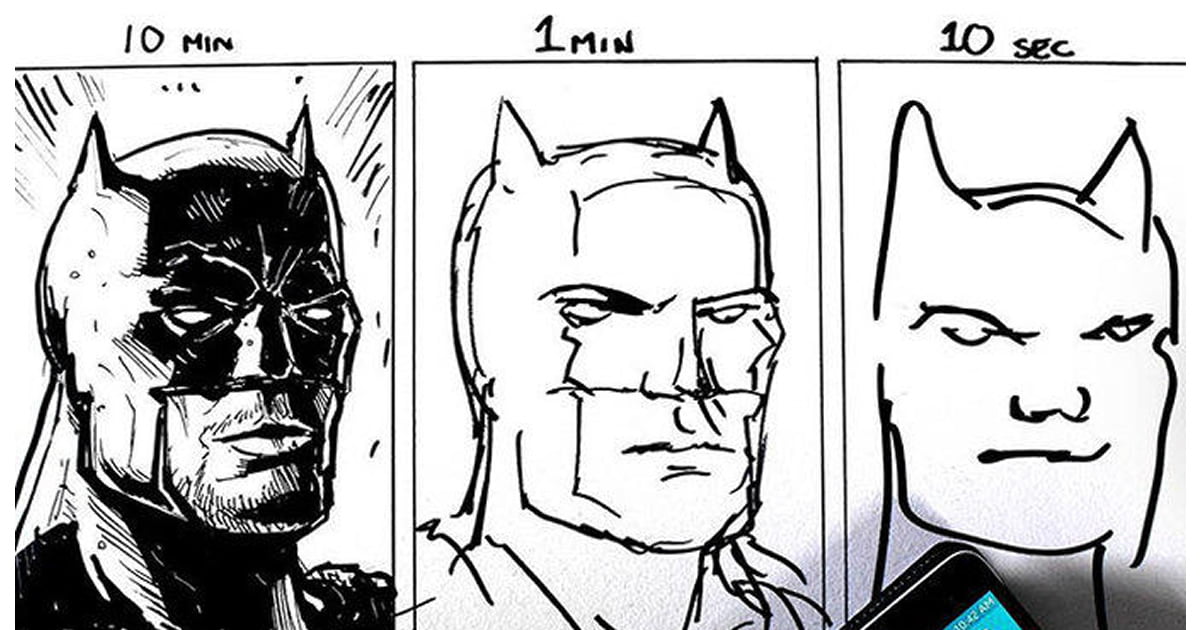 Here is some examples of the "Speed Drawing Challenge" ( 10min , 1min ...