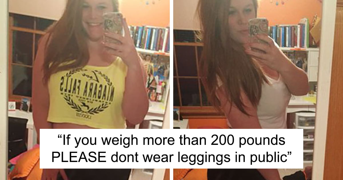 What Women Over 200 Lbs Shouldn’t Wear In Public? This Girl Has The Perfect Answer - 9GAG