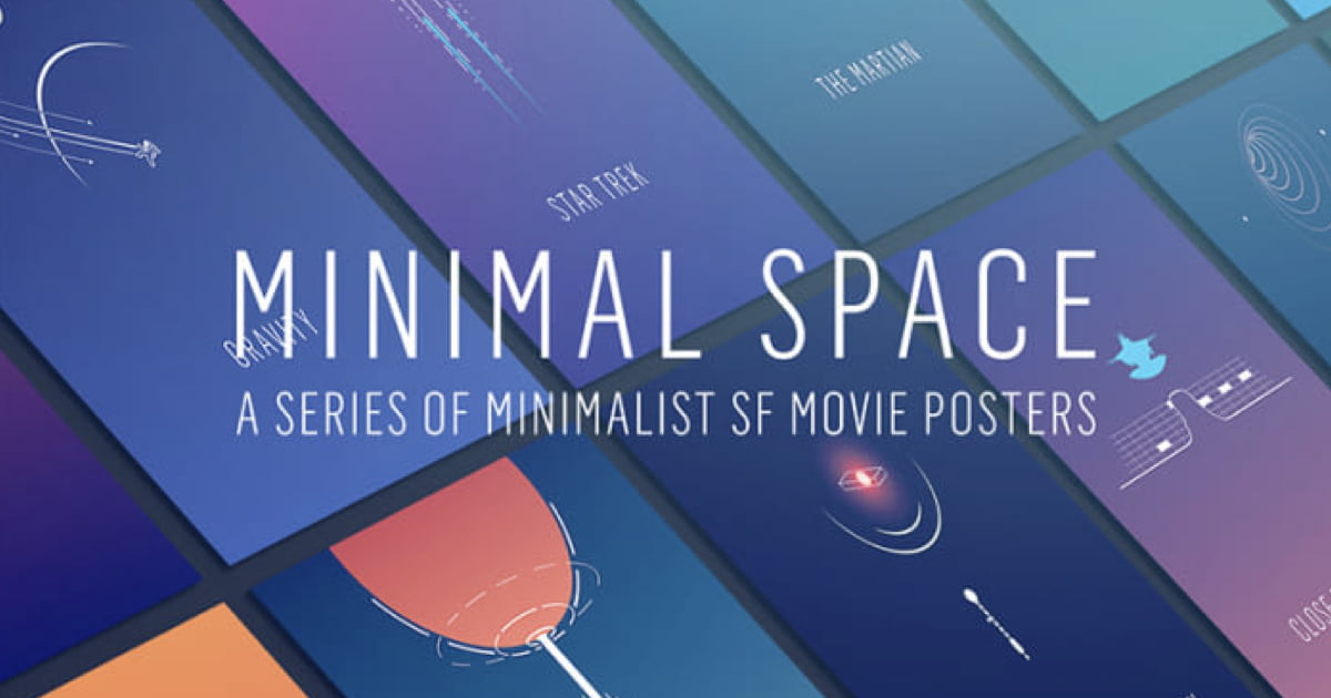 Minimal Space - minimalist posters for SF movies - 9GAG