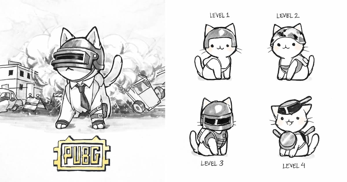 What PUBG Would Look Like If You Could Play As A Cat (By duetlol) - 9GAG