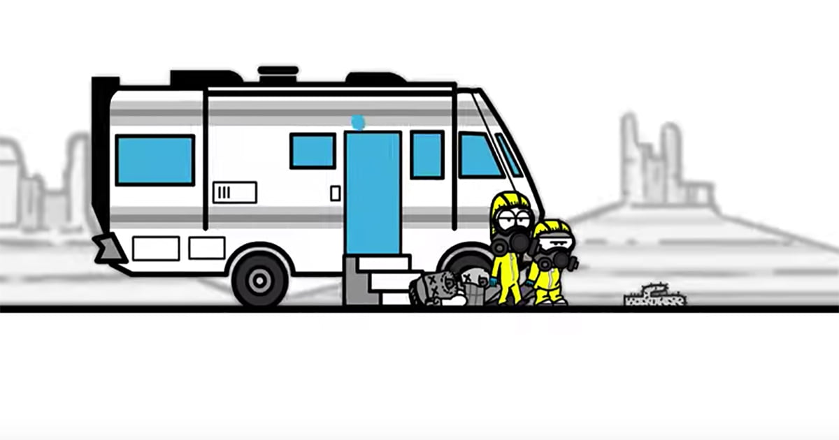 The Entire Story Of "Breaking Bad" Animated In One Minute To Celebrate ...