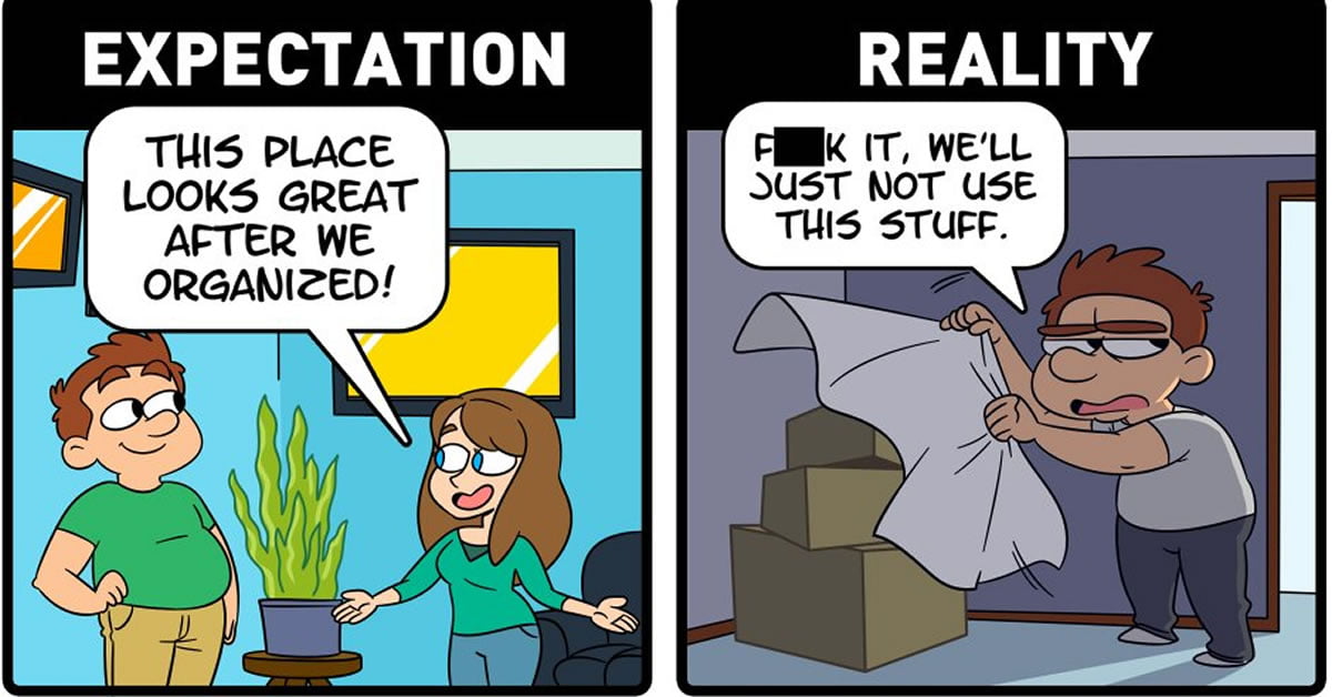 6 Comics About Owning A Home: Expectations VS Reality - 9GAG