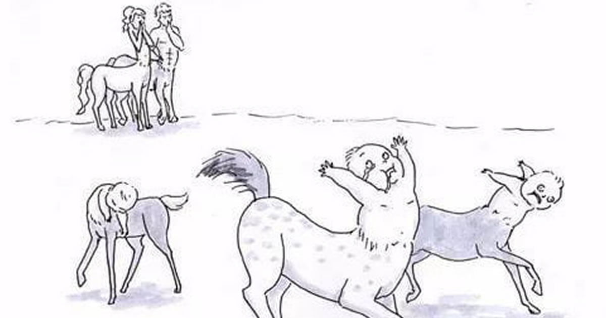 The trouble with centaurs - 9GAG