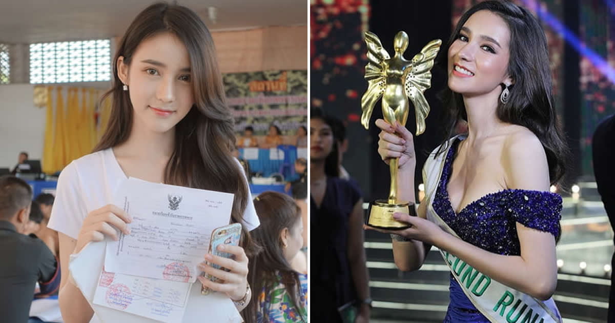 Yoshi Rinrada Was One Of The Beautiful Soldiers Spotted In Thailand Conscription Day - 9GAG