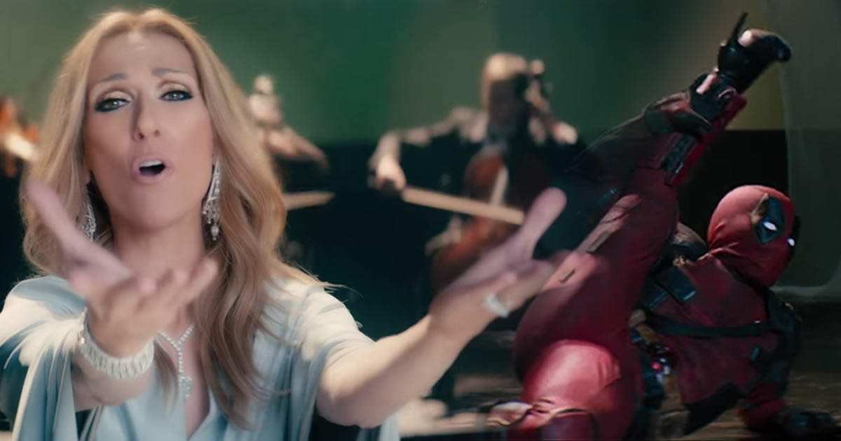 Watch Deadpool Flash-Dancing Around Céline Dion In New Power Ballad - 9GAG