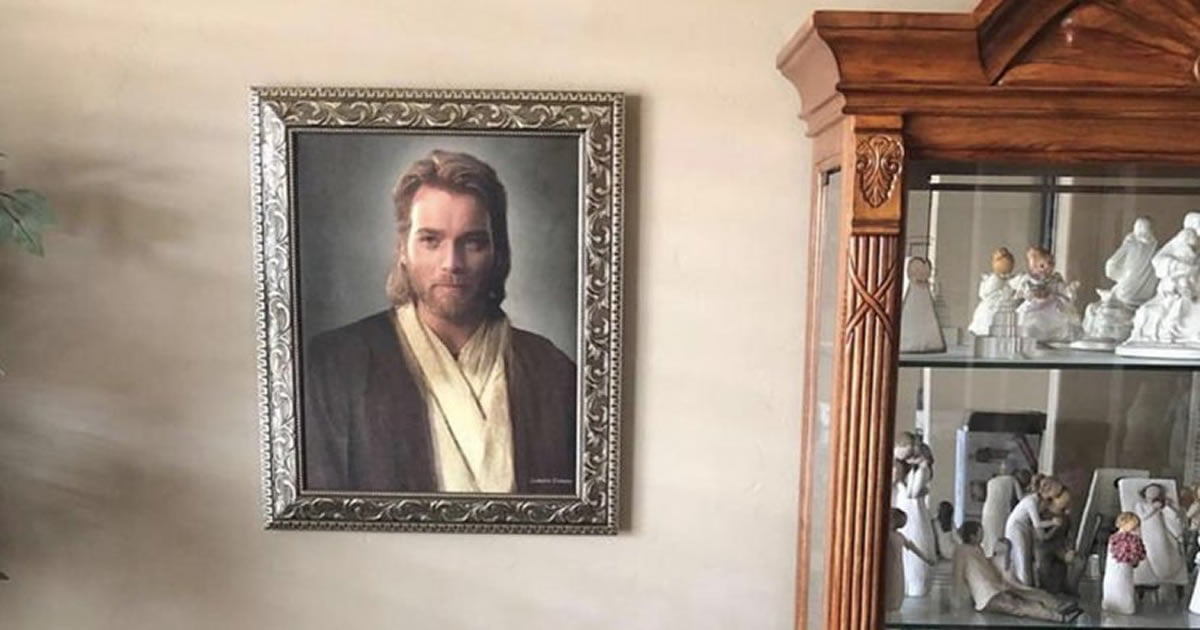 Guy Gives Mormon Parents Portrait Of Obi-Wan Kenobi, Mom Hangs It ...