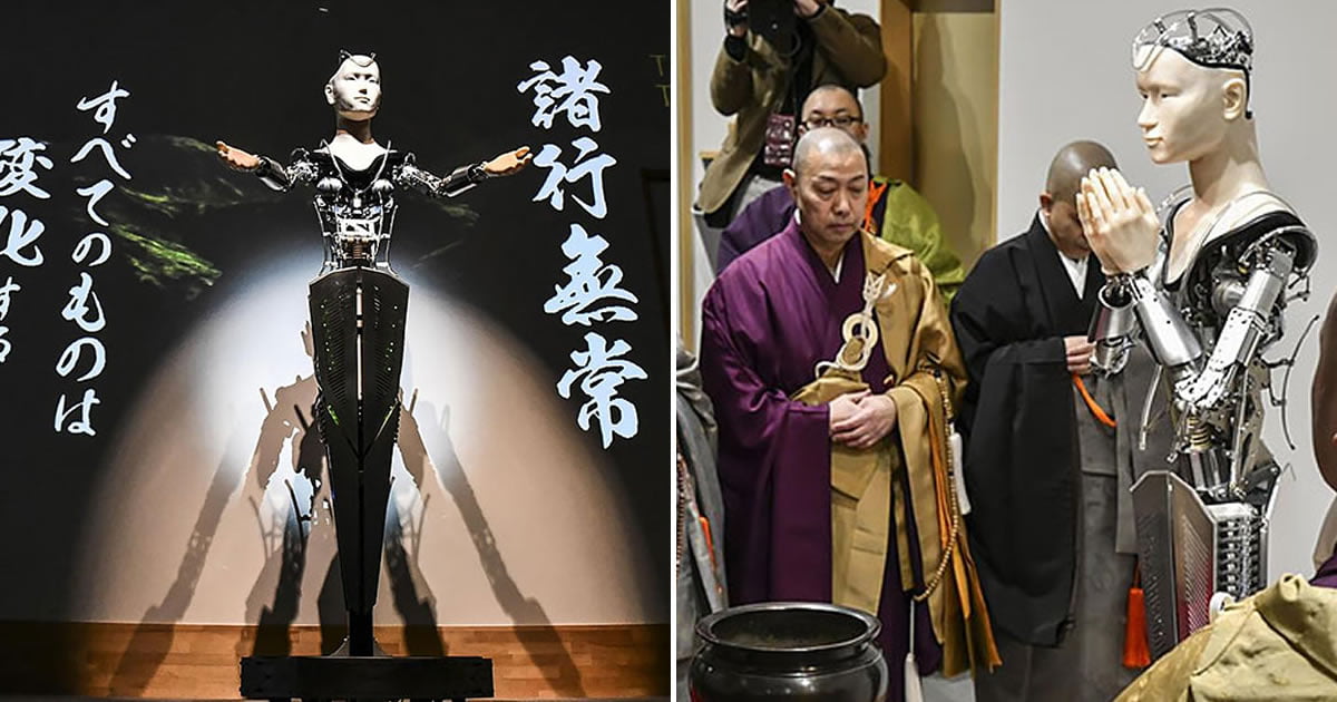 Buddhist Robot Is Now Delivering Wisdom At An Ancient Temple In Kyoto ...
