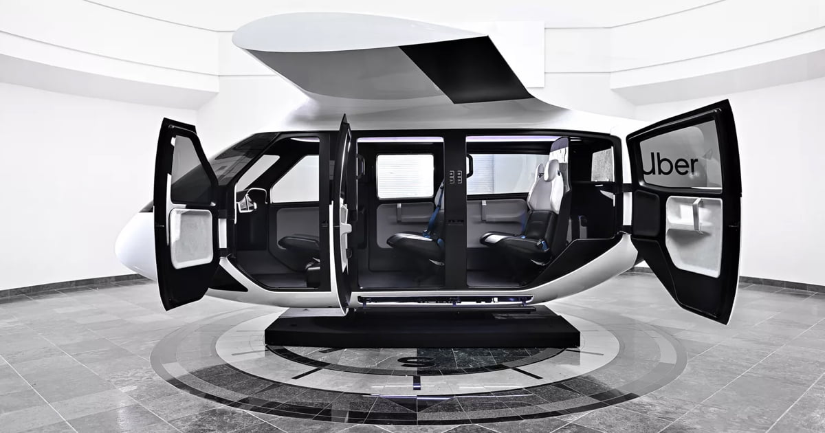 Uber Unveils Inside Design Of Its Flying Taxi 'Uber Air' - 9GAG