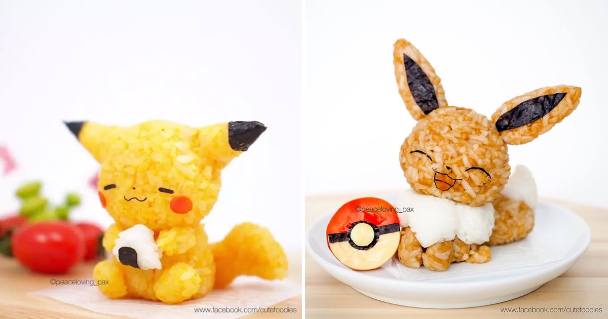 Pokémon Rice Balls That Are Too Cute To Eat - 9GAG