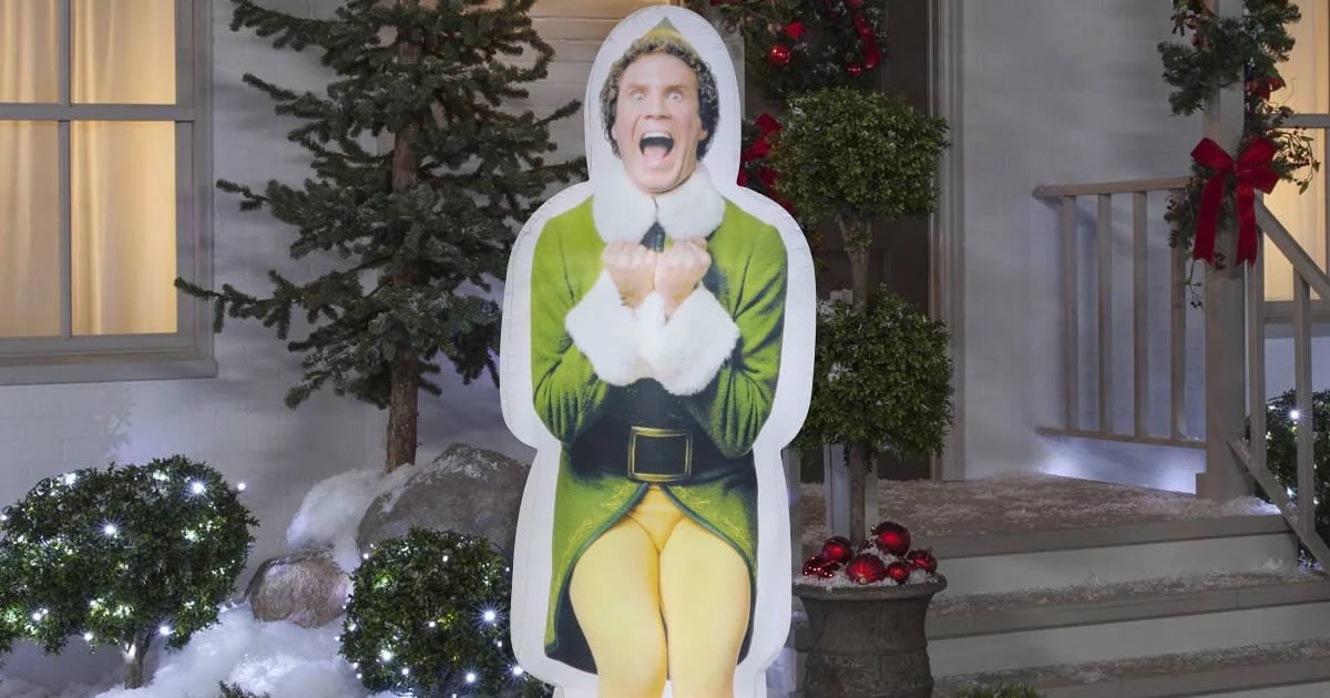 Target is Selling A Life-Size Buddy The Elf Inflatable - 9GAG