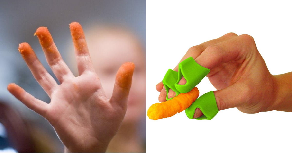 So, Finger Covers for Cheesy, Greasy, Sticky Fingers Exist - 9GAG