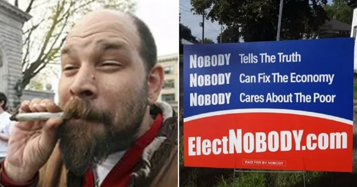 Man Named Nobody Ran For Mayor Claiming ‘Nobody Tells The Truth’ - 9GAG