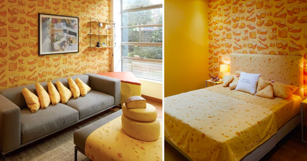 World's First Cheese-Themed Hotel Has Opened In London And It's Free To ...
