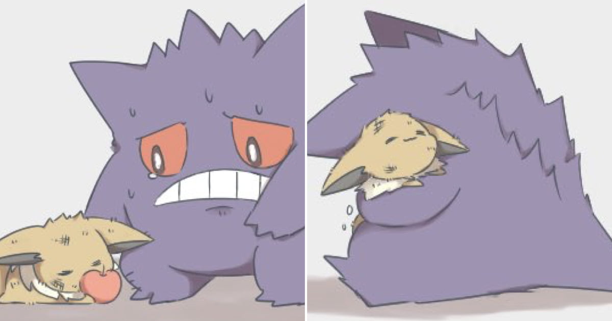 This Story About Gengar And Eevee Will Warm Your Cold Stone Heart - 9GAG