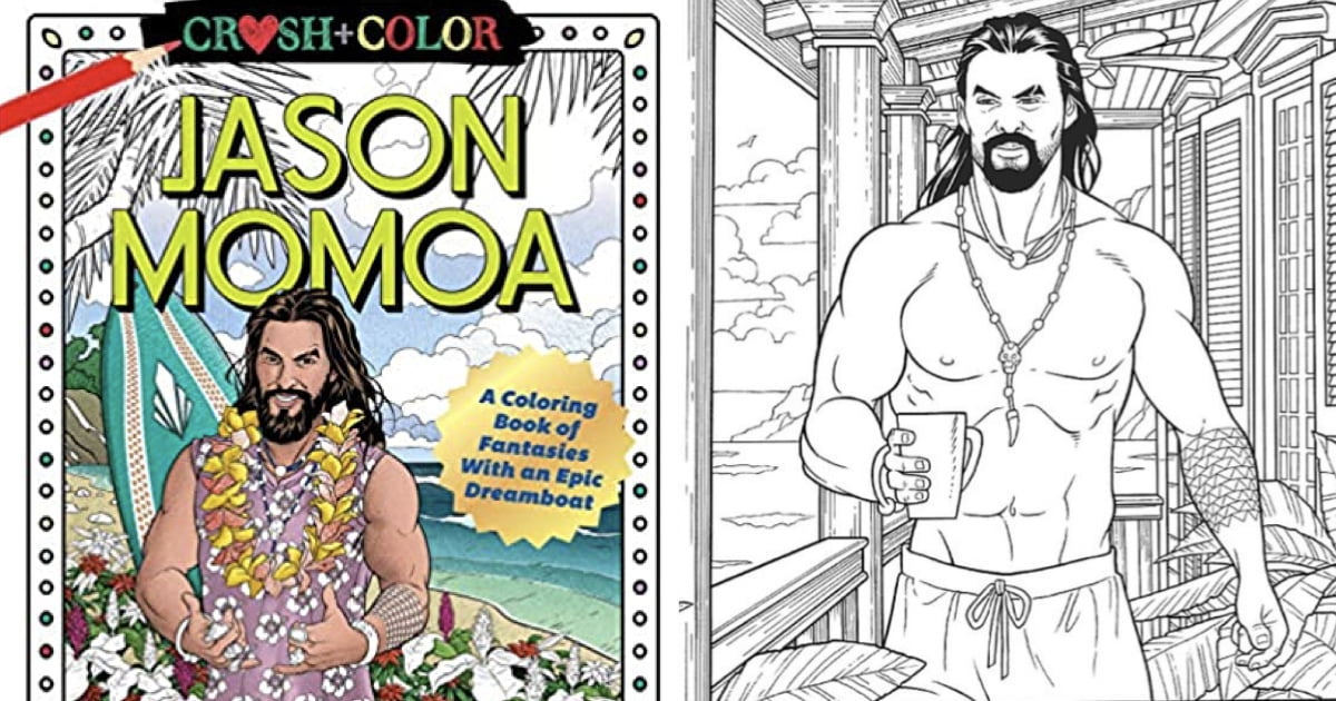 A 'Jason Momoa Colouring Book' Exists That Shows All Of His Glory - 9GAG