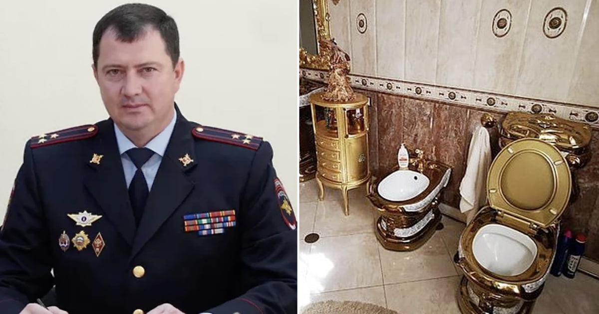 Russian Police Chief Who Had A Solid Gold Toilet Is Fired For ...
