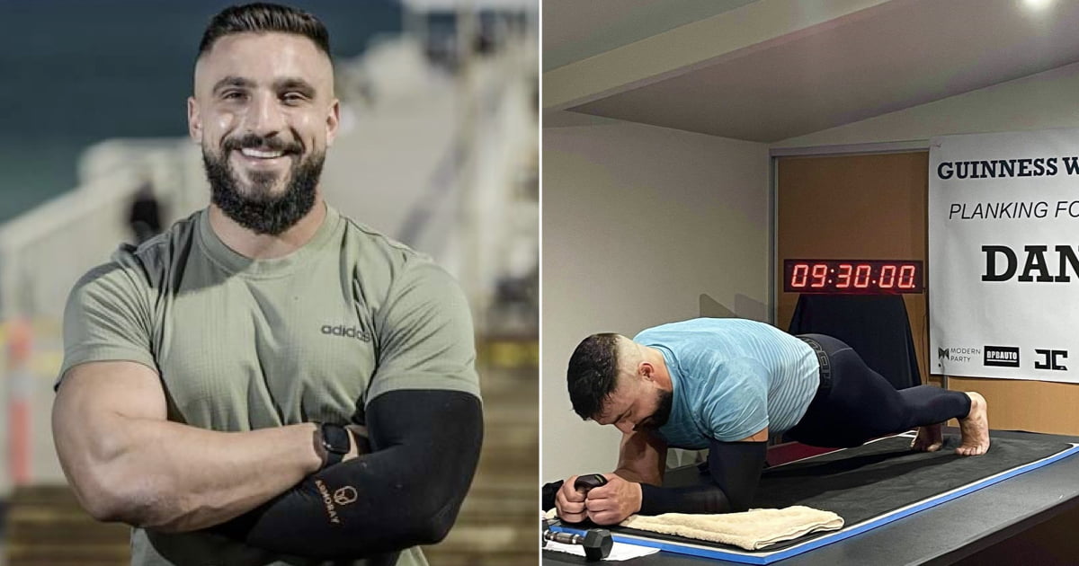 Australian Daniel Scali Breaks The Longest Plank World Record - 9GAG